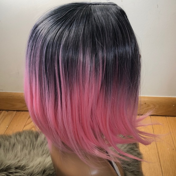 Accessories | Sagima Black Pink Cosplay Wig Nwt | Poshmark